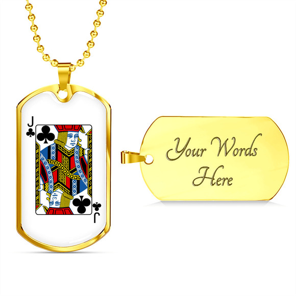 Express Your Love Gifts | Jewelry | Jack Of Clubs Necklace Stainless ...